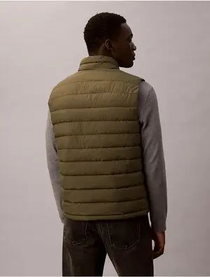 Calvin Klein Ripstop Packable Puffer Vest - Fatigue