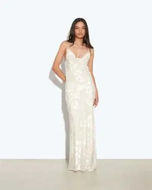 RAT & BOA Primrose Floor Length Dress - White