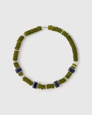 RAT & BOA Aurelia Beaded Necklace - Green
