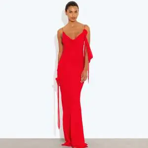 RAT & BOA Irena Maxi Dress - Red