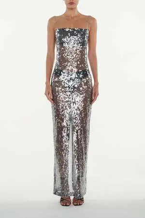 RAT & BOA Mercury Sequin Maxi Dress