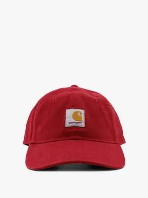 Carhartt Work In Progress Selby Canvas Baseball Cap - Red
