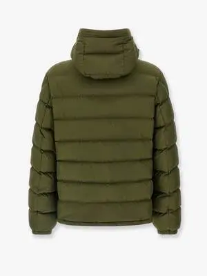 Moncler Laveraet Hooded Down Jacket - Green