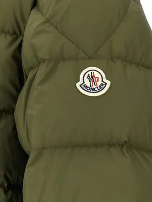 Moncler Laveraet Hooded Down Jacket - Green