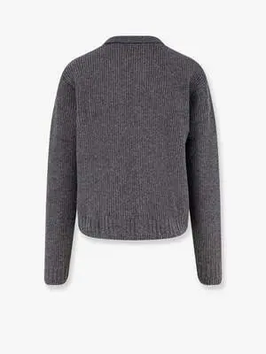 TONYWACK Ribbed Wool And Cotton Cardigan