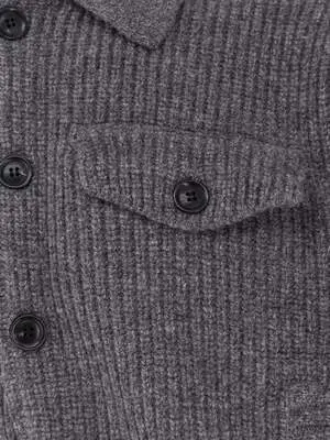 TONYWACK Ribbed Wool And Cotton Cardigan
