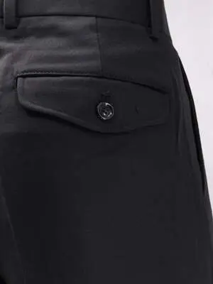 TONYWACK Wool Blend Pleated Trousers