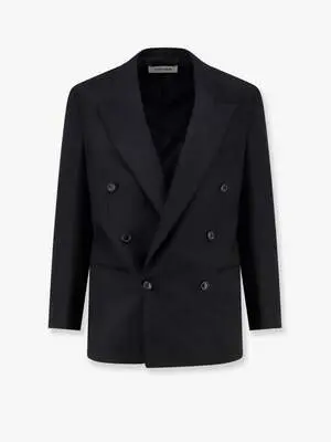 TONYWACK Tailored Wool Blend Double-breasted Blazer