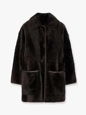 Max Mara Pirenei Reversible Sheepskin Coat
