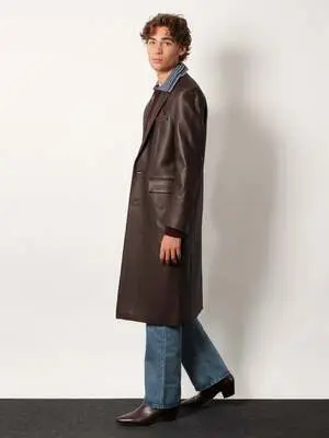 TONYWACK Leather Coat