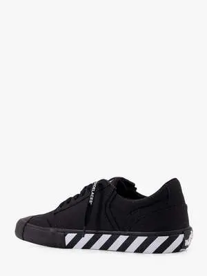 Off White Vulc Undercut Canvas Low-top Sneakers - Black