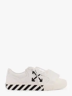 Off White Vulc Undercut Canvas Low-top Sneakers - White