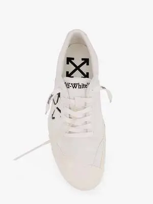Off White Vulc Undercut Canvas Low-top Sneakers - White
