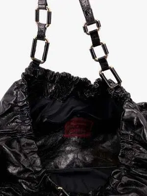 STELLA MAXWELL X MARELLA Patent Leather Shoulder Bag
