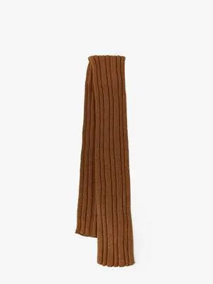 THE ROW Amos Virgin Wool Scarf - Brown