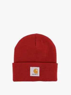 Carhartt Work In Progress Acrylic Beanie Hat - Red