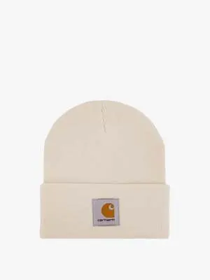 Carhartt Work In Progress Acrylic Beanie Hat White