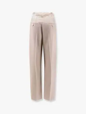 STELLA MAXWELL X MARELLA Wool Blend Trousers With Satin Details