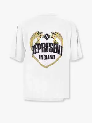 REPRESENT Cotton Tshirt With Distressed Effect
