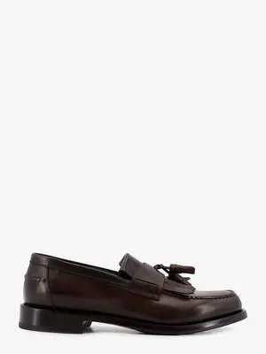 DOUCAL'S Leather Loafers With Tassels