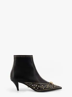 Versace Leather Ankle Boots