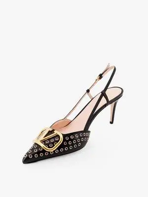 Valentino Garavani Leather Slingback Décollet