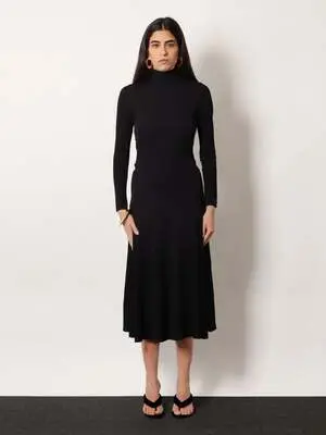 Alaïa Viscose Long Heart Dress