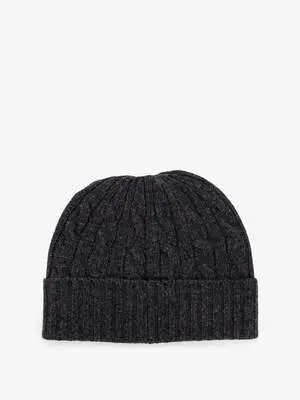 Polo Ralph Lauren Wool Blend Cable Knit Beanie - Grey