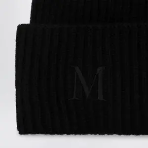 Max Mara Cashmere Beanie - Black