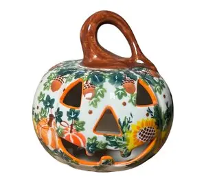LIDIA'S POLISH POTTERY Small Jack O Lantern - One-color