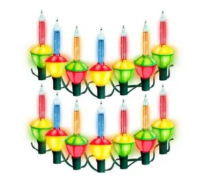 JOYFY 7-count Multicolor Christmas Bubble Strin G Lights - One-color