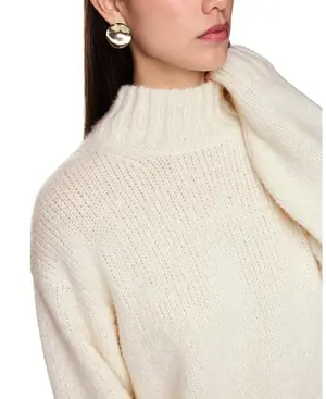 MARC CAIN Cozy Jumper Knitted In Germany - Off-white