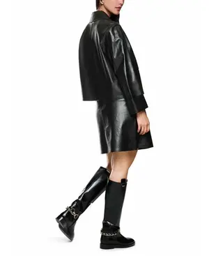 MARC CAIN Leather Mini Skirt
