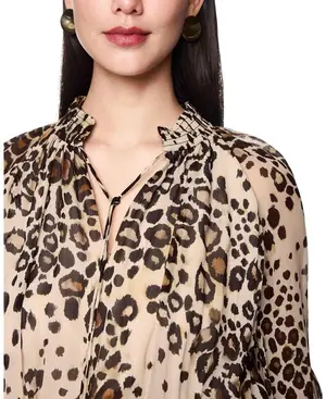 MARC CAIN Maxi Dress With Leopard Print
