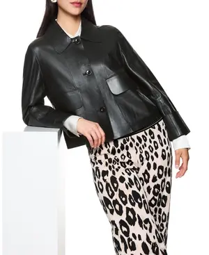 MARC CAIN Lightweight Leather Jacket