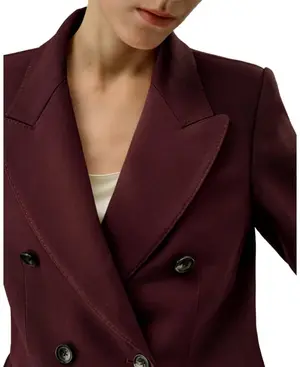 Lilysilk Double-breasted Lapel Blazer