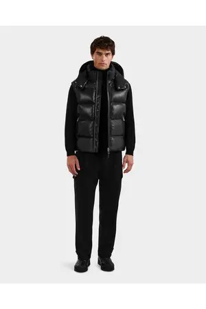 Rudsak Henry X Leather Quilted Vest
