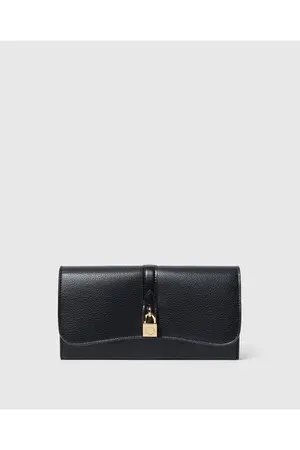 Stella McCartney Ryder Flap Continental Wallet - Black