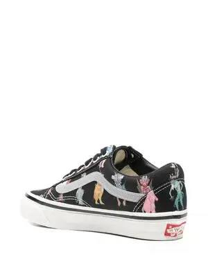 VANS Old Skool Graphic-print Sneakers - Black