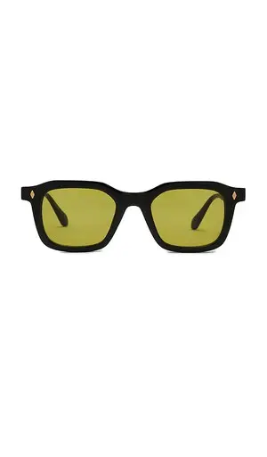 AIRE Zodiac Sunglasses Black & Moss Tint