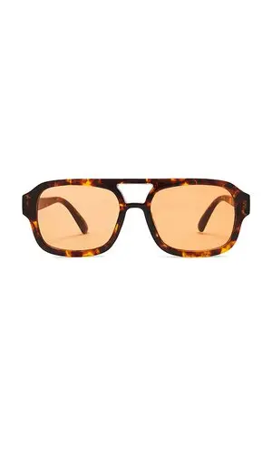 AIRE Aquarius Sunglasses - Rich Amber Tort & Cinnamon Tint