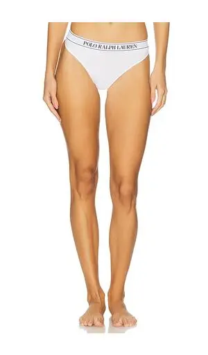 Polo Ralph Lauren Midrise Thong In Ivory - White Cloud