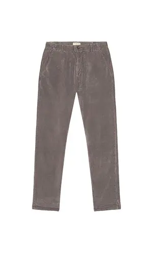 Marine Layer Saturday Moleskin Chino In Grey - Mockingbird
