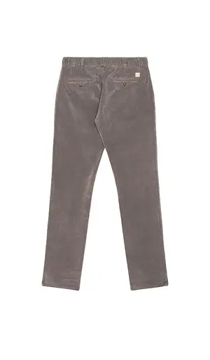 Marine Layer Saturday Moleskin Chino In Grey - Mockingbird