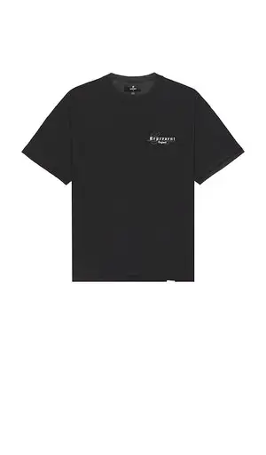 REPRESENT Legacy Overprint Tee In Black