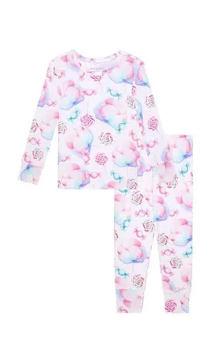POSH PEANUT Classic Pajama Set In Multi - Sweeties