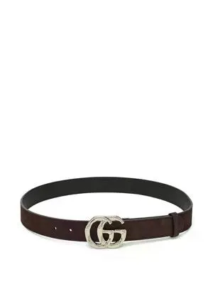 Gucci Gg Marmont Leather Belt - Brown