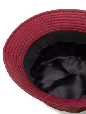 Borsalino Logo Appliqué Bucket Hat