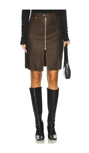 Free People Leather Skirts