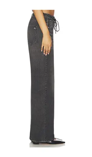 Rag & Bone Miramar Terry Drawstring Wide Leg Jeans